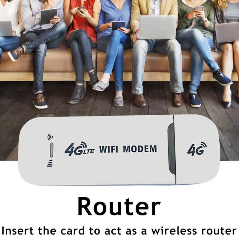 COD 4G LTE Dongle Mobile Broadband Sim Card Wireless Router USB 150Mbps ...