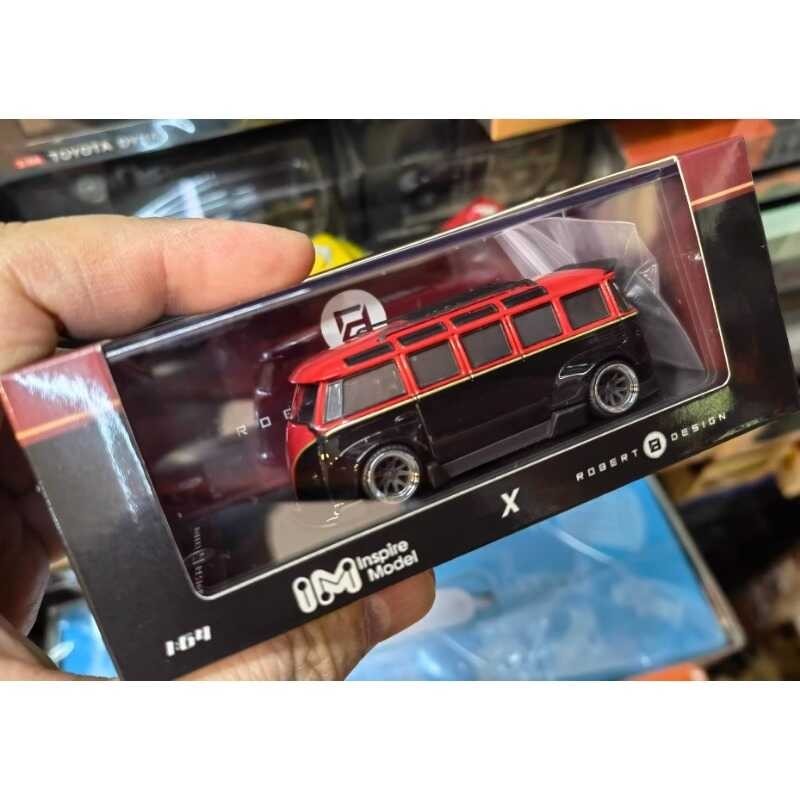 1/64 Diecast Scale VW T1 Van Wide-Body Modified Bus Simulation Alloy ...