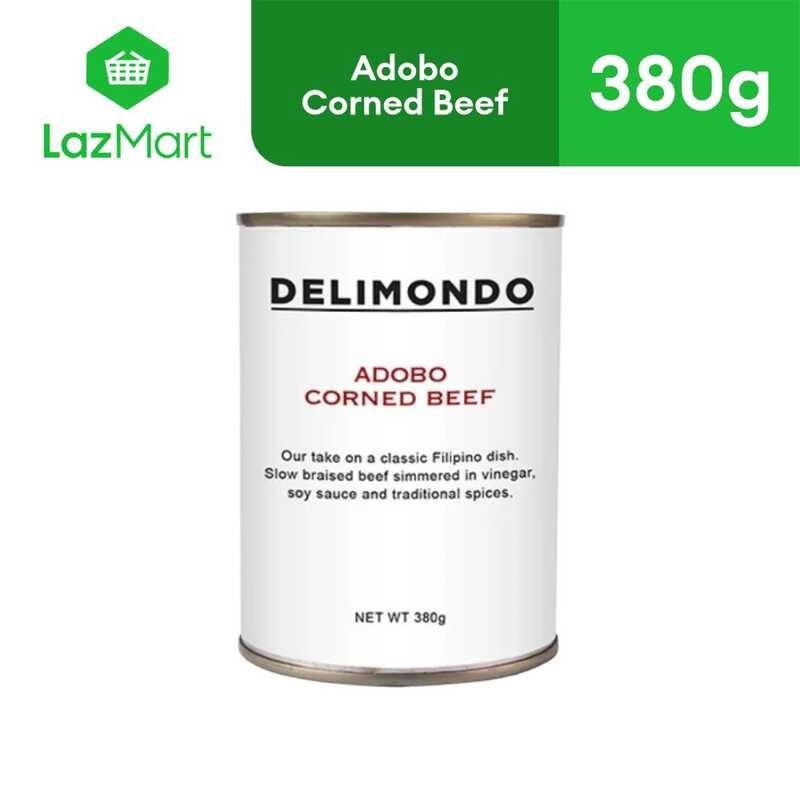 Delimondo Adobo Corned Beef 380g | Shopee Philippines
