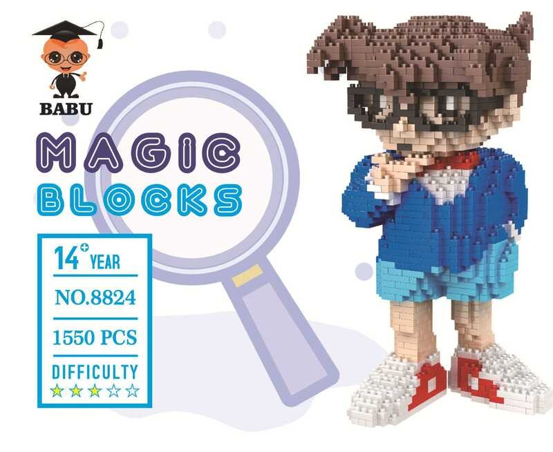 Small BABU Particle Mini Building Block Toy Patchwork 8824 Cartoon ...