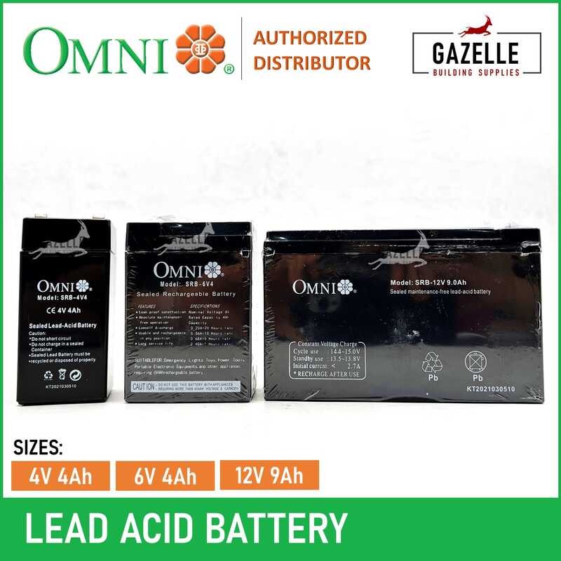 LY Omni SeAled RecHArgeAble LeAd Acid BAttery 6V 4V 4AH 12V 9AH - Srb ...