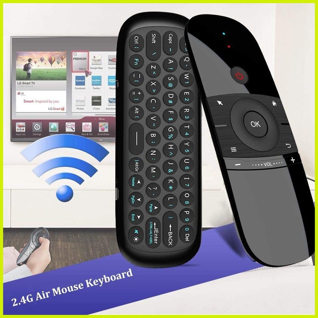 ∇ AIR Mouse Wireless Keyboard Remote Control with USB Receiver for ...