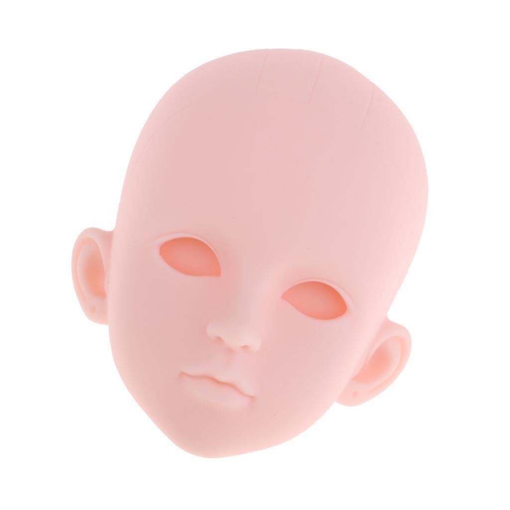 1/4 Female Bjd Sculpt Ball-Jointed Doll Body Parts Head Sculpture ure ...