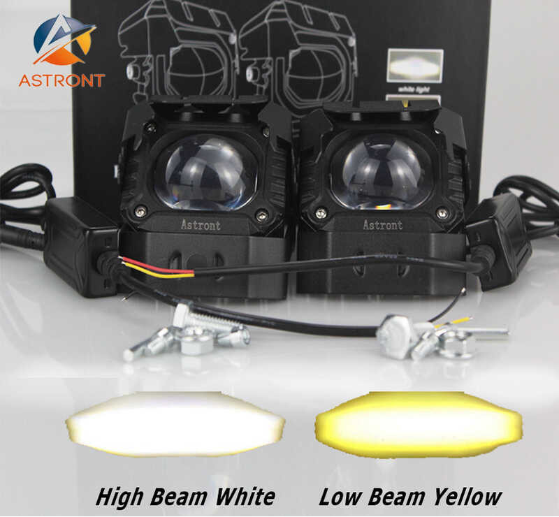 LY Mini Drive Light V7 Pro 40W High/Low Beam White And Yellow LED ...