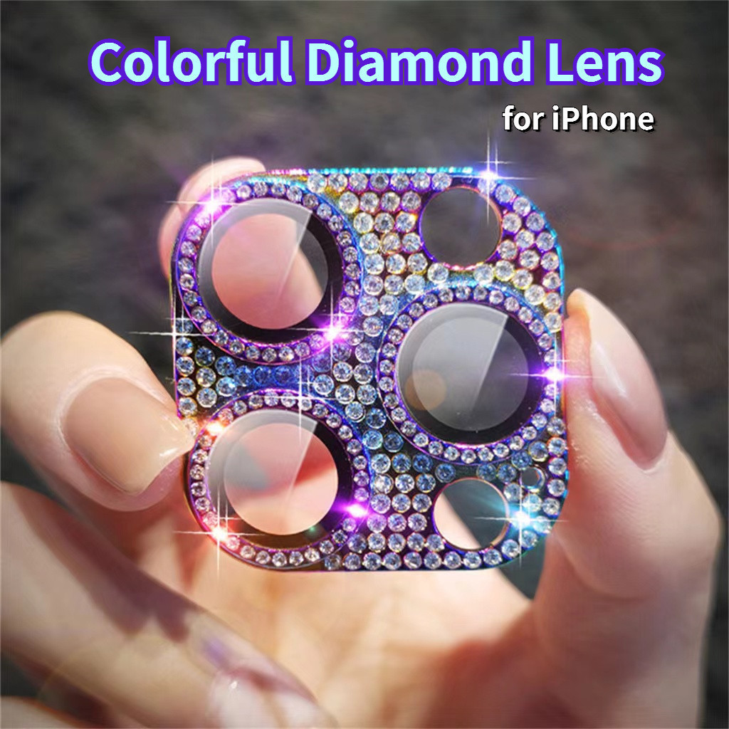 Luxury Diamond Camera Lens Film Protection All-inclusive Cover for ...