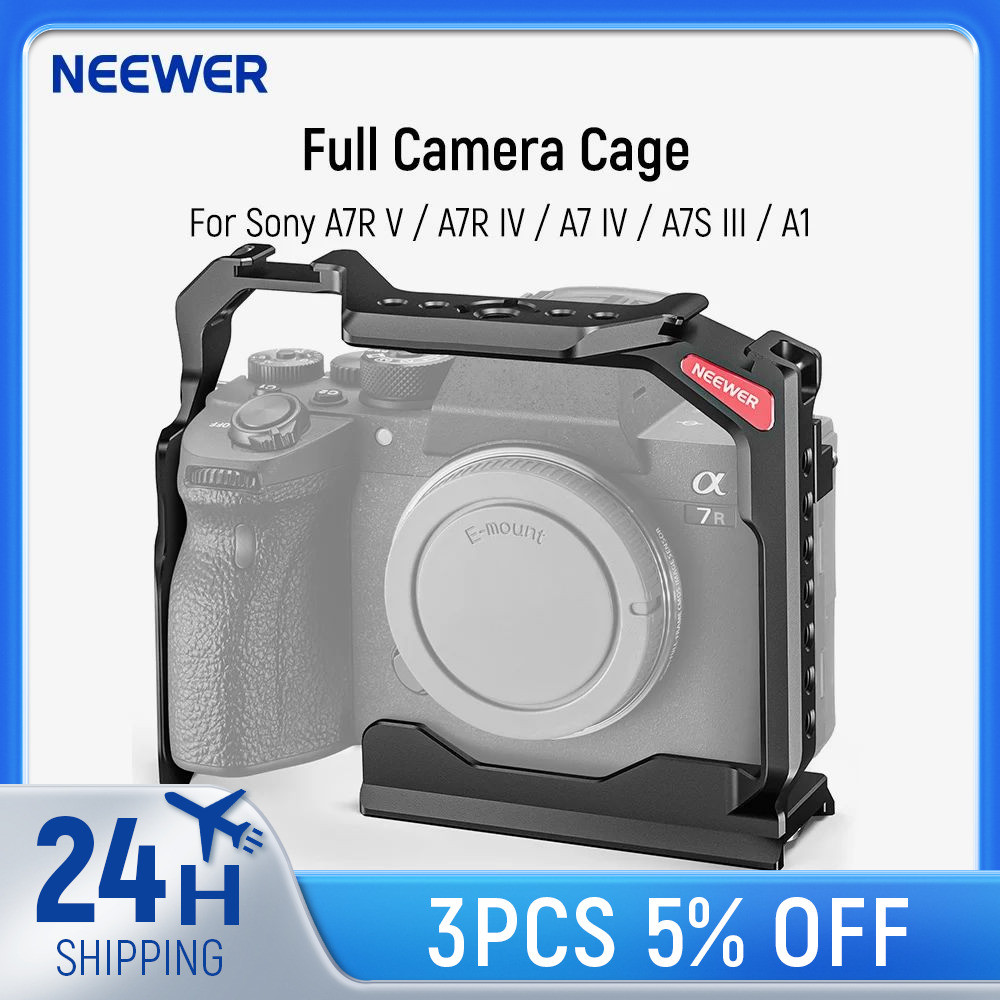 NEEWER Full Camera Cage For Sony a7R V/a7R IV/a7 IV/a7S III/a1 Aluminum ...