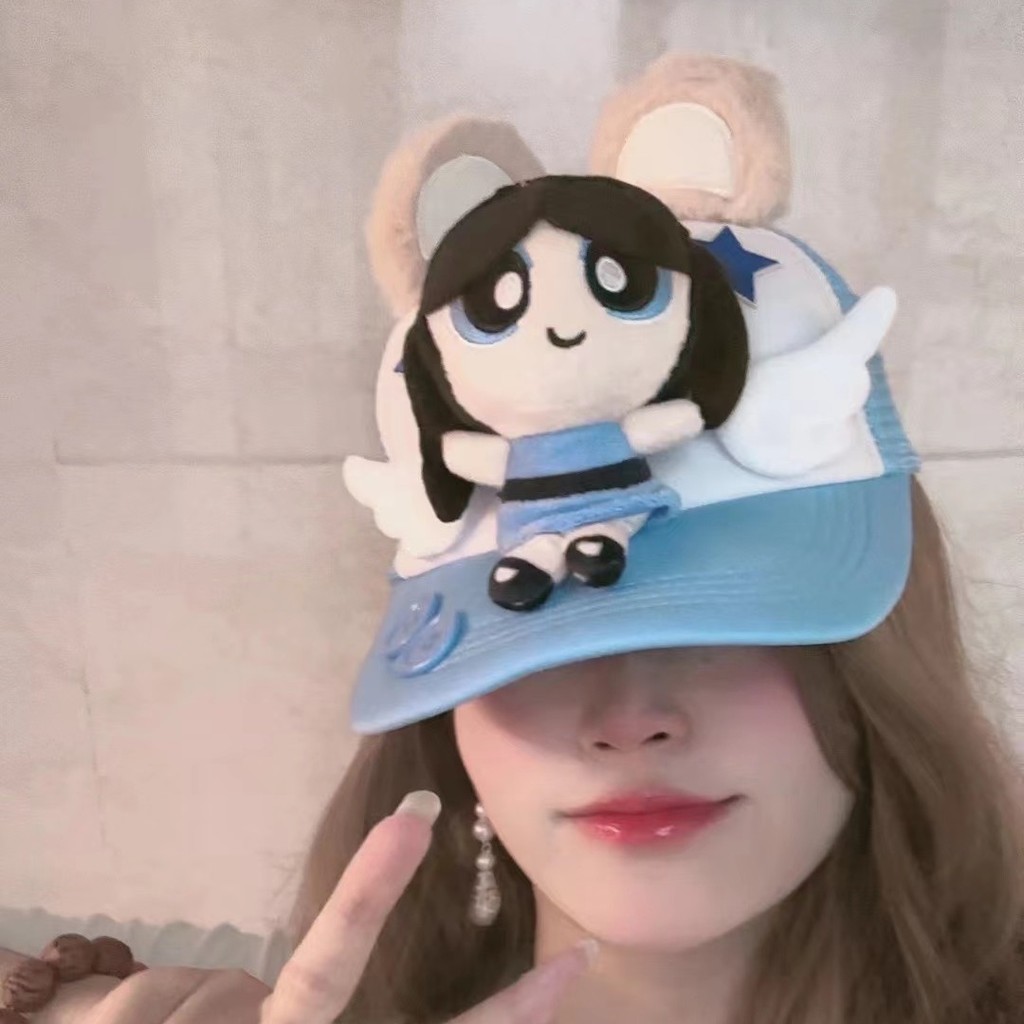 Kpop Idol NWJNS The Powerpuff Girls Fanmade DIY Baseball Caps Cute Hats ...