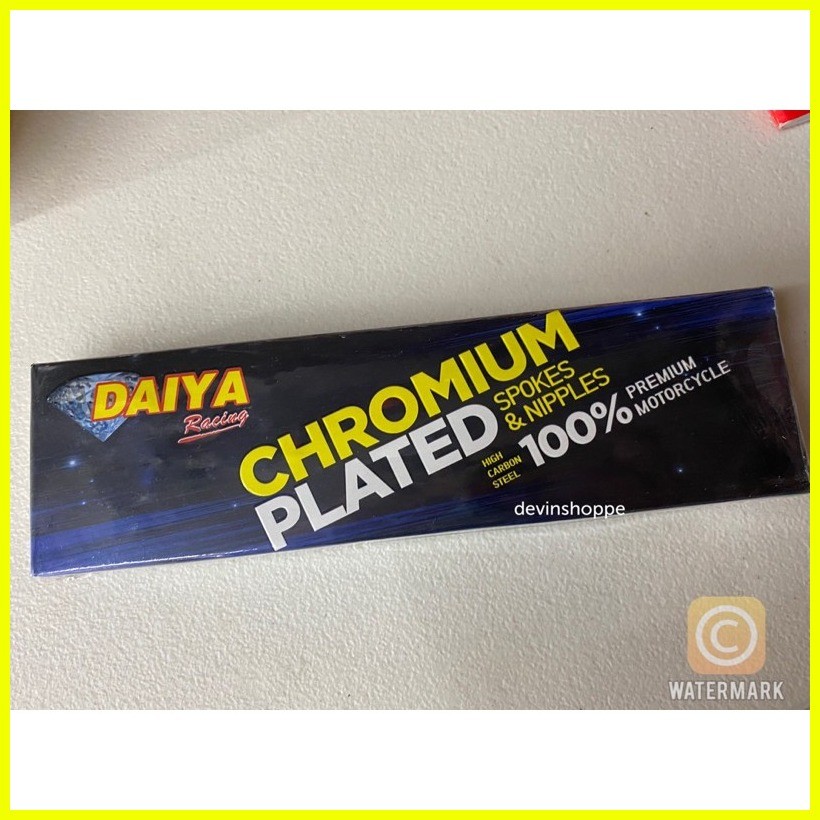 DAIYA CHROME PLATED RAYOS RIM SET | Shopee Philippines