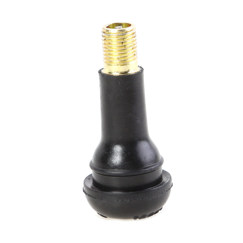 TR-413 TR-414 Snap In Shorty Black Rubber Valve Stems TR413 Tubeless ...
