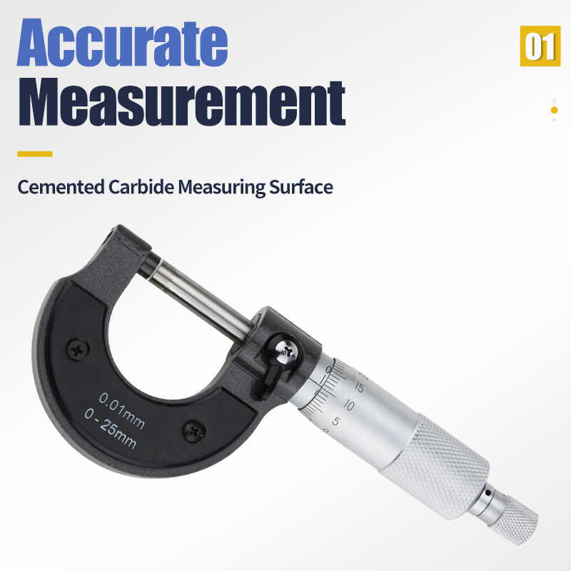 Outside Measuring Micrometer Tool Cemented Carbide Metric Caliper ...