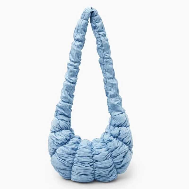 6C Kesong 2024 Bagong Wrinkled Dumpling Commuter Large Capacity Cloud ...