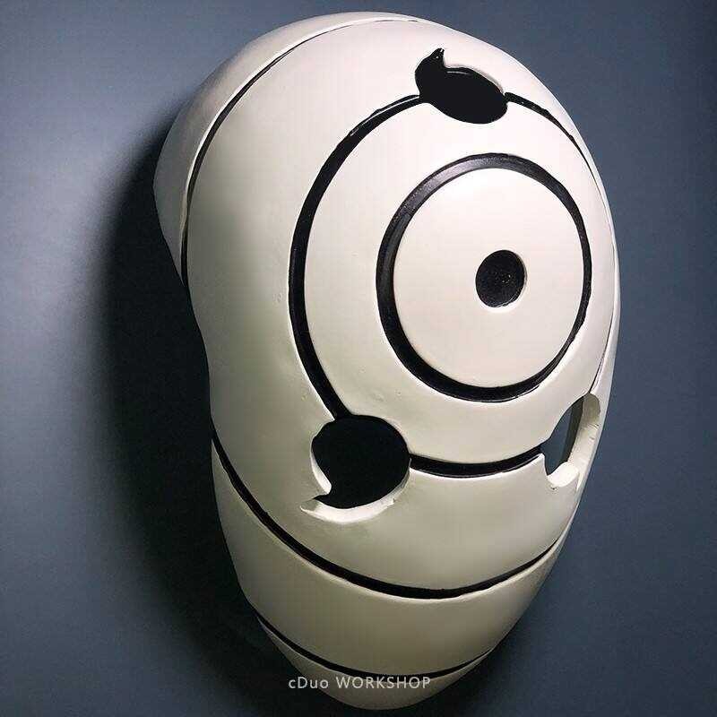 Obito Naruto Uchiha White Mask A Fei Sanmagatama Tiger Pattern Cos ...