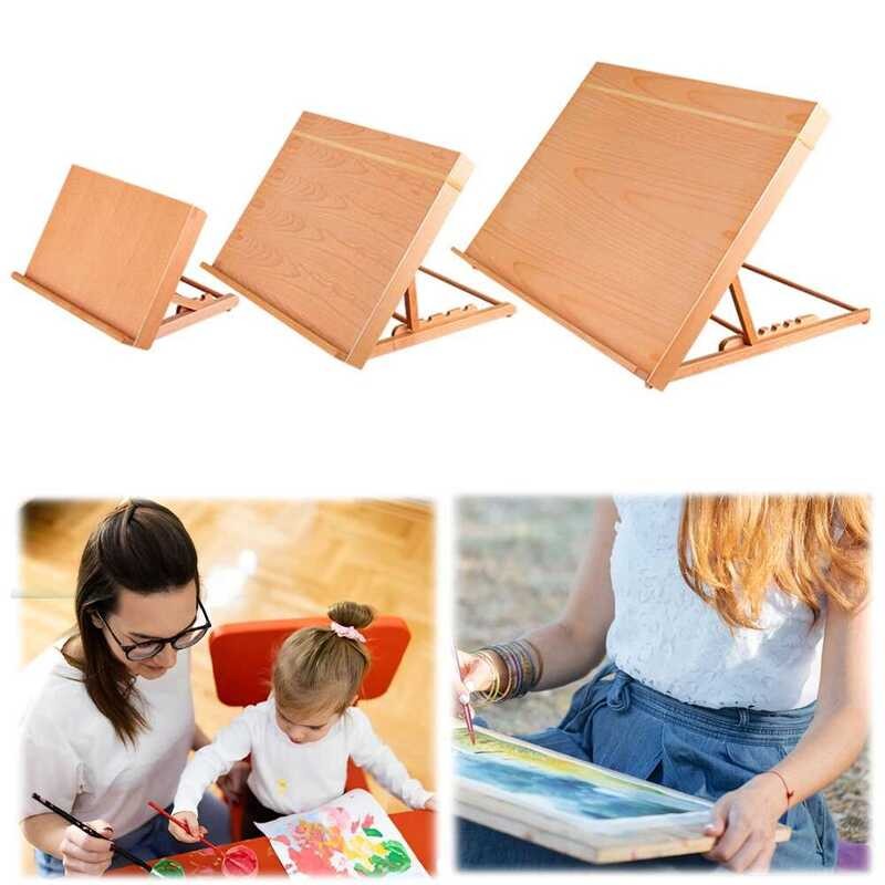 Table Drafting Easel Adjustable Angle Desktop Drawing Board Portable ...
