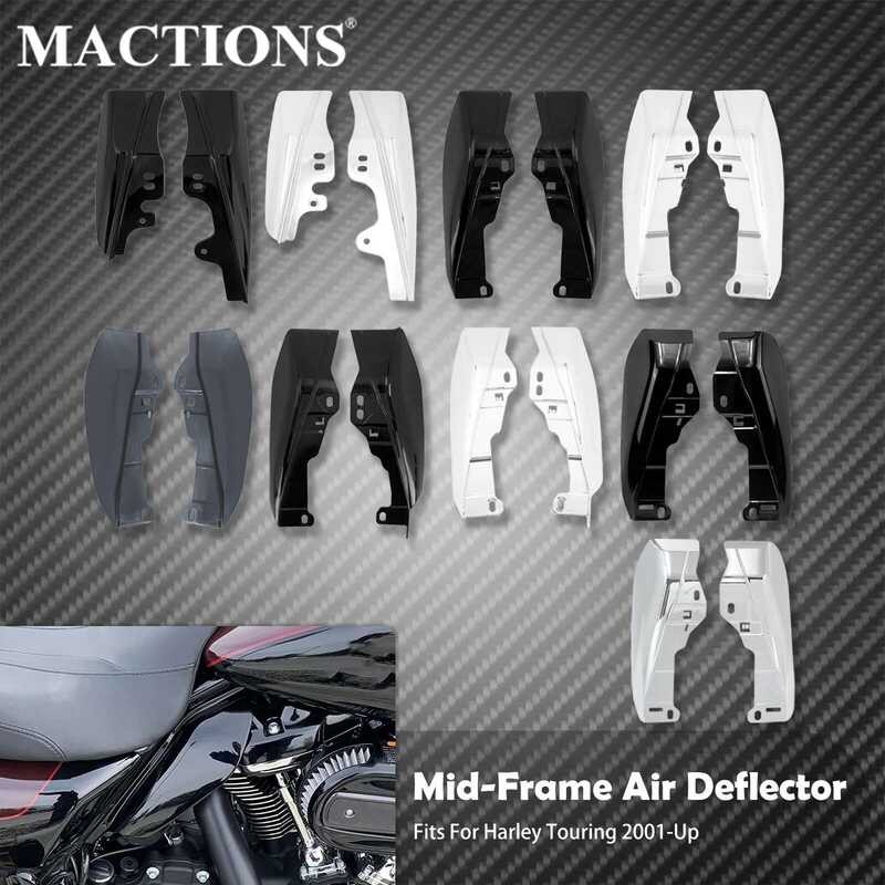 Tt Motorcycle Mid-Frame Air Deflector Heat Shield Trim Cover For Harley ...