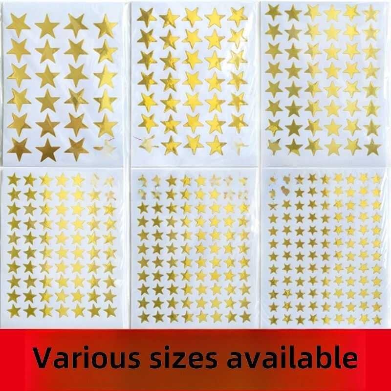 Golden Star Reward Stickers Multiple Sizes Available For Kindergarten ...