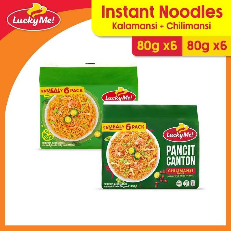 Lucky Me! Pancit Canton Mix And Match Bundle Kalamansi & Chilimansi ...