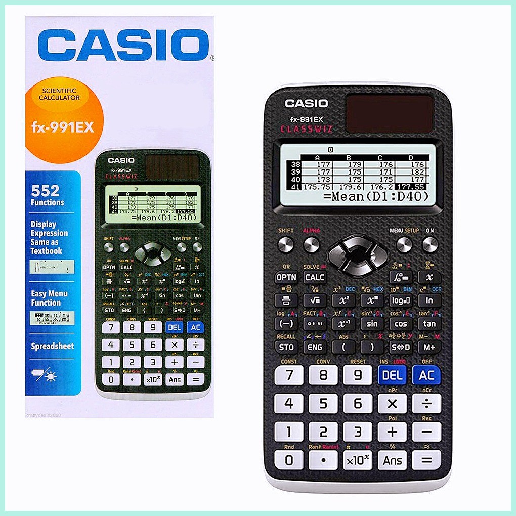 Casio FX-991EX FX991ex FX 991ex Scientific Calculator Classwiz ...