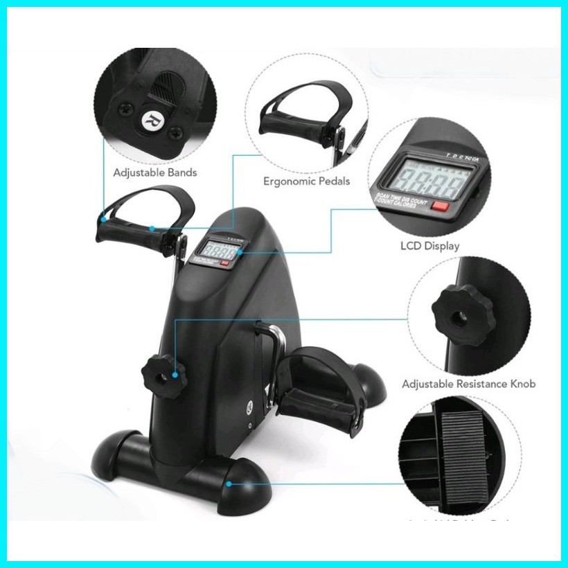Exercise Bike for Arms and Legs Bicycle Ergometer with LCD and Timer ...