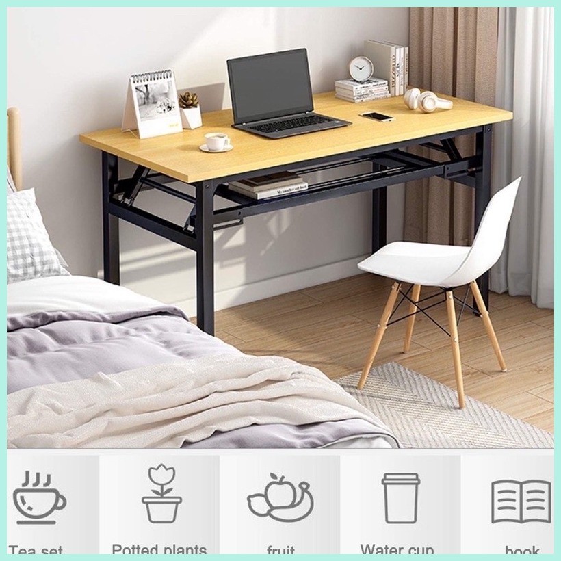 80x40/80x60cm Multipurpose Foldable Dining Computer Study Table Office ...