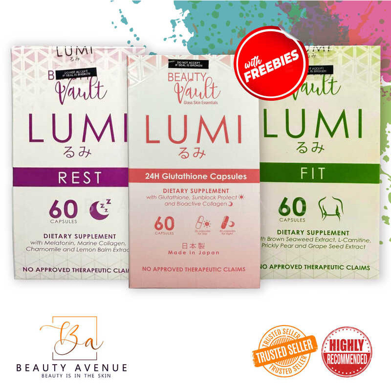 24H Gluta Fit Lumi Rest by Beauty Vault (With Freebies) | Shopee ...