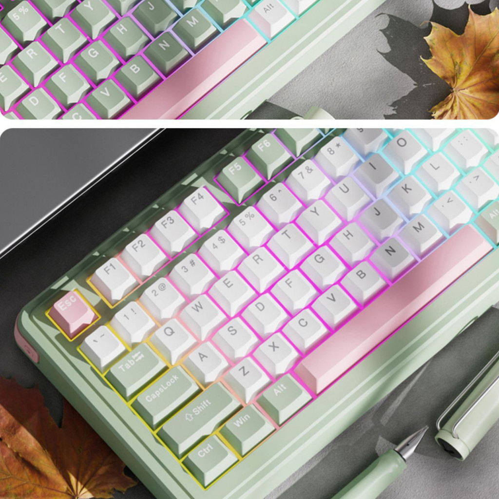 PBT Keyacap Lotus Double Color Mechanical Keyboard Keycaps Fresh ...