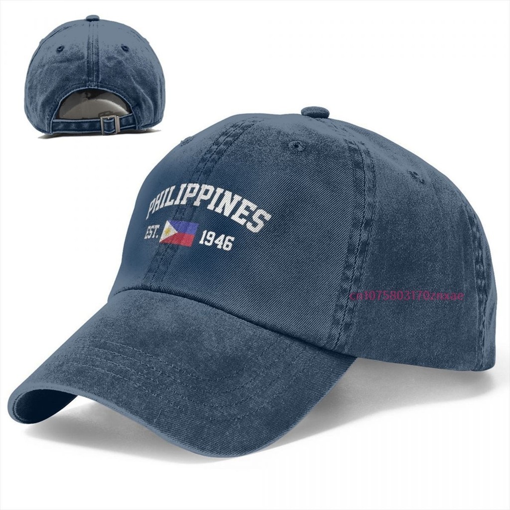 Flag of Philippines EST. YEAR Baseball Caps Unisex Soft Cap Fashion ...