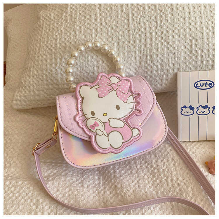 Hello Kitty, bata, prinsesa, krus-katawan, maliit balikat, boneka, bag ...