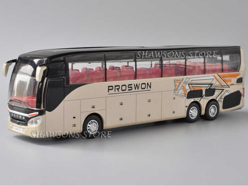 1:32 Scale Diecast Metal Setra · Bus Model Toys Pull Back With Sound ...