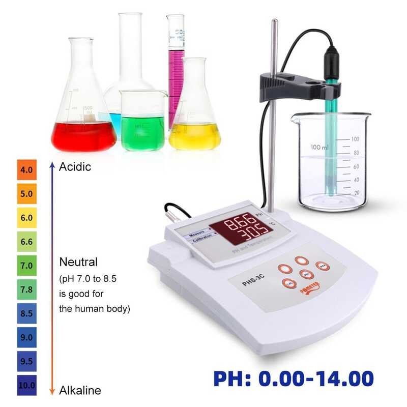 Phs-3C Desktop Automatic Calibration Acidity Meter Ph/Thermometer ...