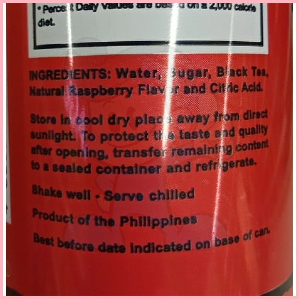 SOLA Iced Tea Raspberry (8 x 250ml) | Shopee Philippines