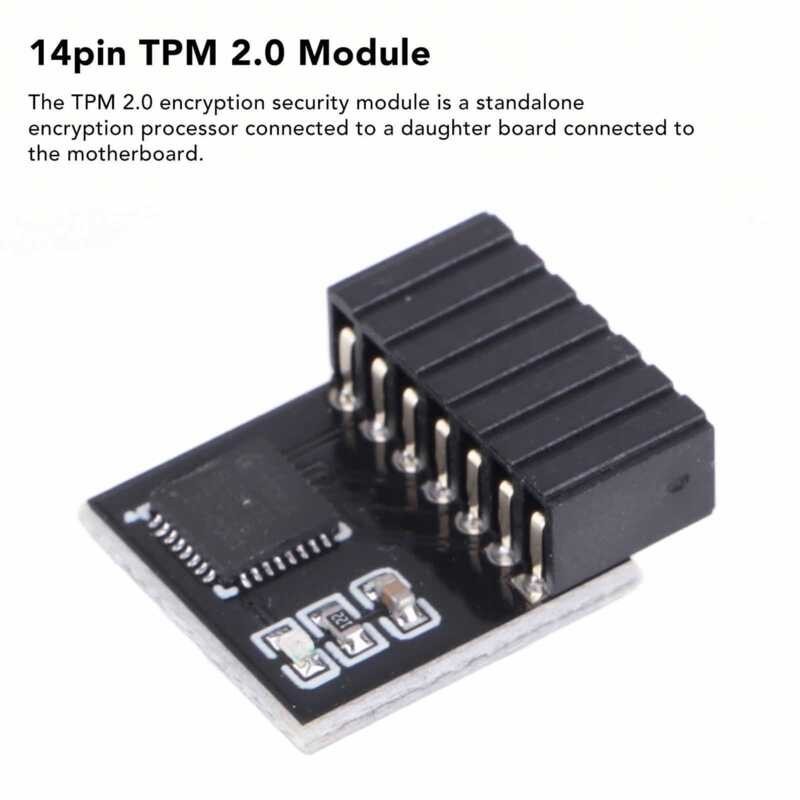 SPI TPM 14Pin 2.0 Encryption Security Module Remote Card Para Sa Motherboard | Shopee Philippines