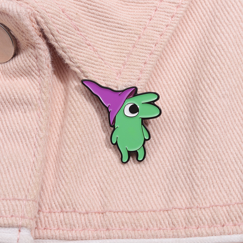 Cartoon Glep Brooch Pins Comic Anime Smiling Friends Character Brooch ...