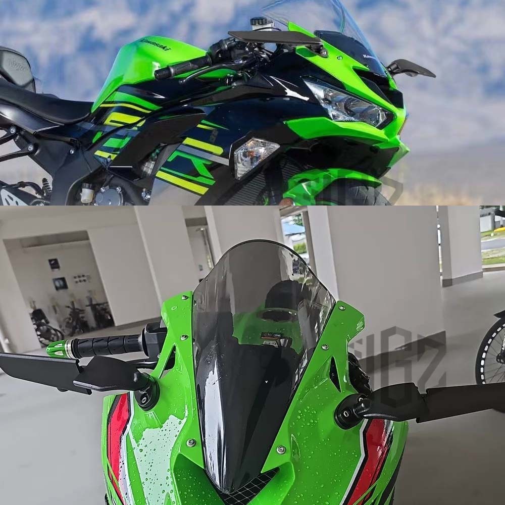 For KAWASAKI Zx25r Zx4r Zx4rr Winglet Side Mirror Cermin Sisi Stealth ...