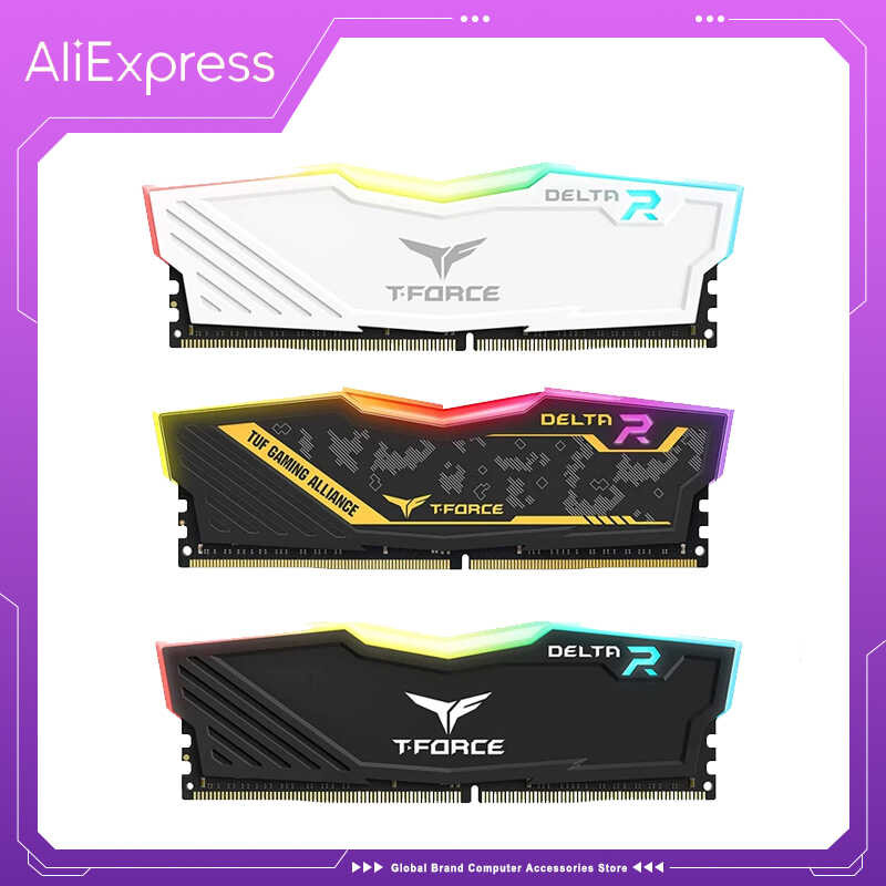 TEAMGRUP Delta T-Force RGB Ddr4 8Gb 16Gb 3200Mhz Cl16 3600Mhz Cl18 ...
