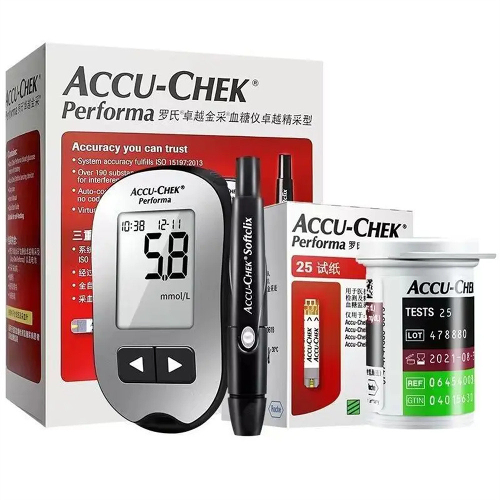 Performa Accu Chek Medically-Available Home Blood Glucose Meter Test ...