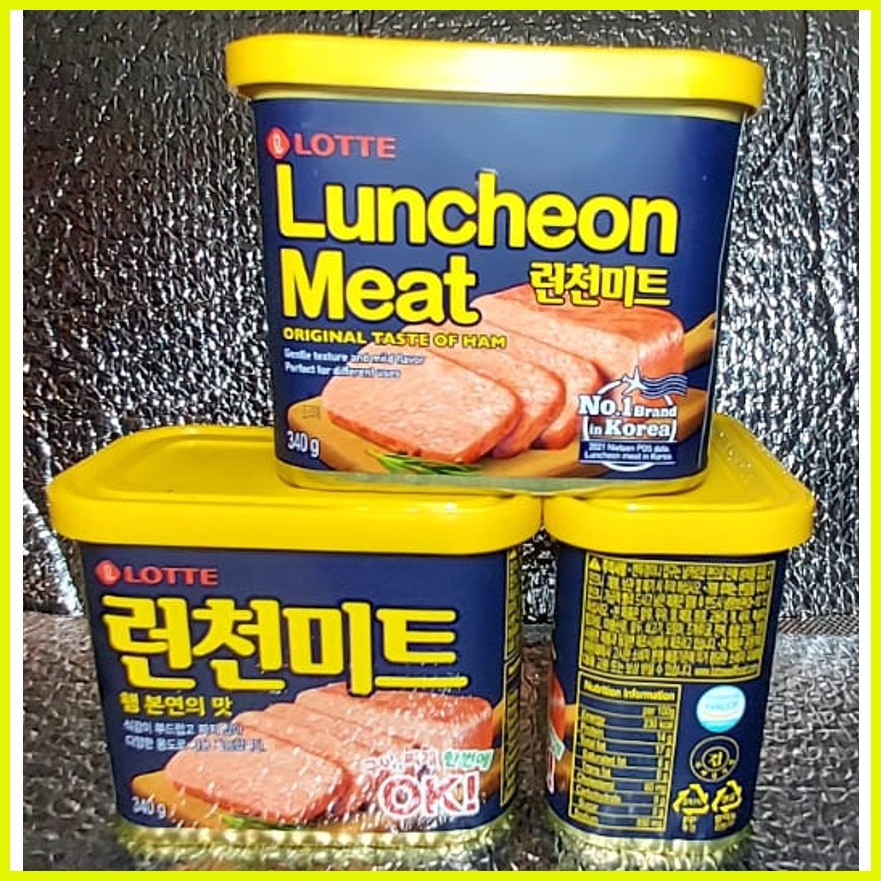 ♒ Lotte OK / O'Food Korean Luncheon Meat 340g | Shopee Philippines