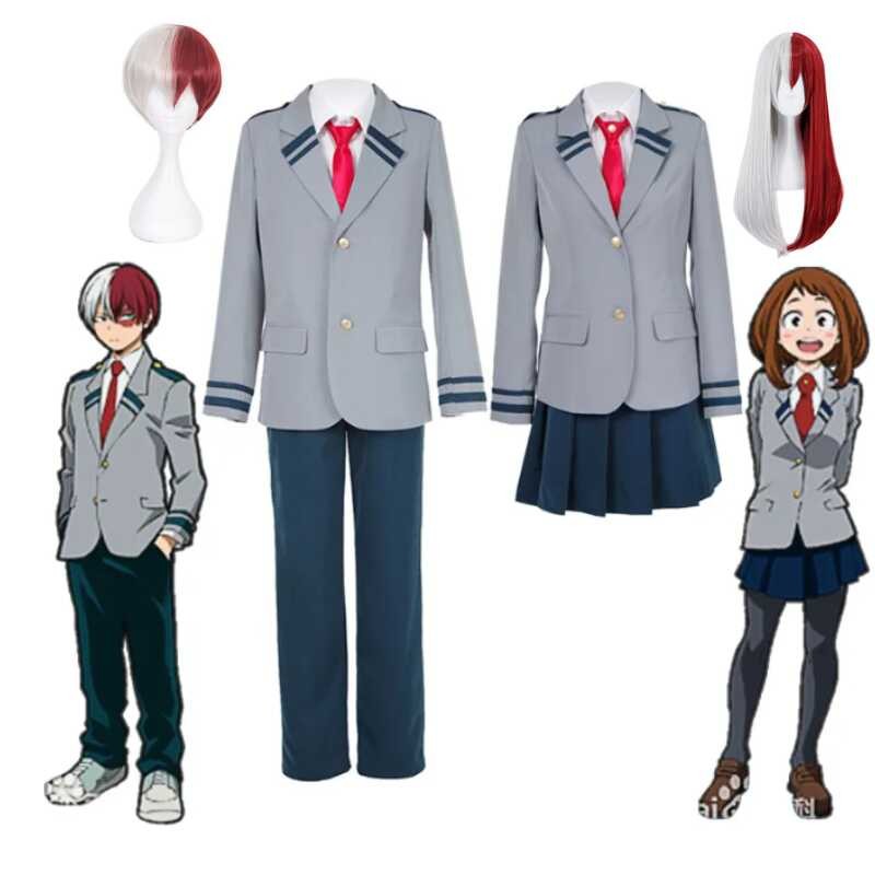 Hero My Academia Anime Midoriya Izuku Cosplay Costume Todoroki Shoto ...