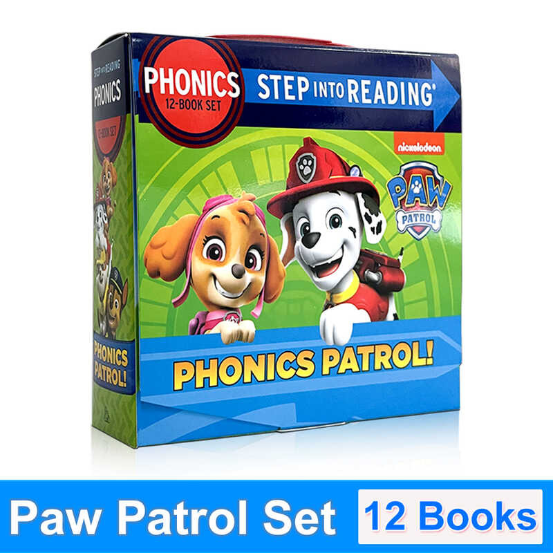 12 COD Series Paw Patrol Phonics Box Set (Step Into Reading) Dog Boo ...