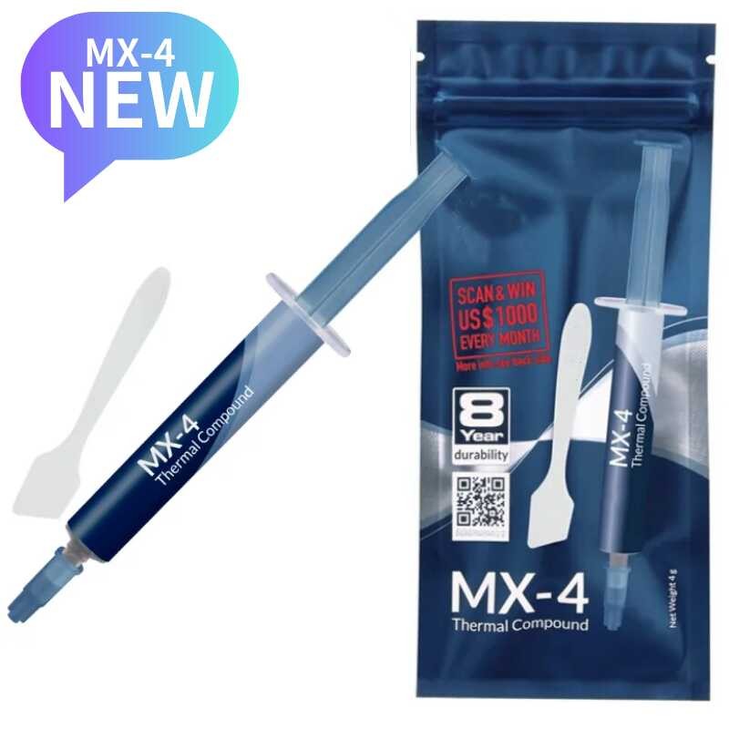 Mx-4 4G Fat Processor Compound Thermal Paste CPU GPU Cooler Cooling Fan ...