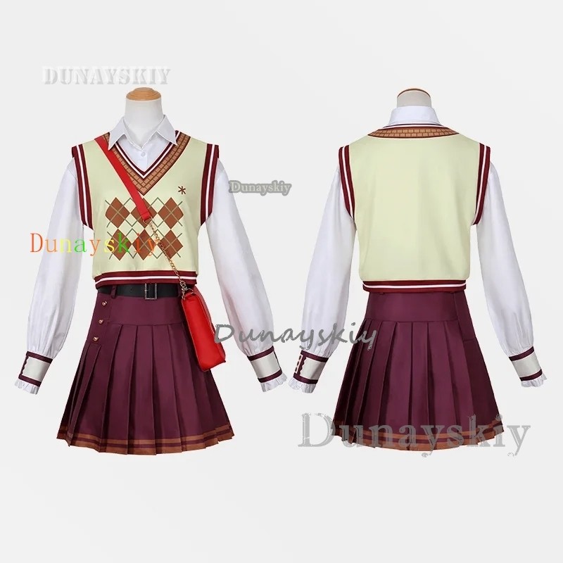 § PJSK Neo Cosplay Anime Shinonome Ena Costume Tenma Saki Uniform Bag ...