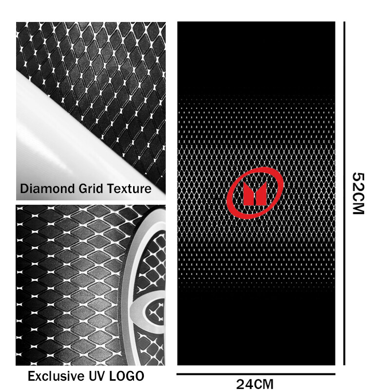 2PCS Car Center pillar sticker Window B-pillars Sticker PET Vinyl ...