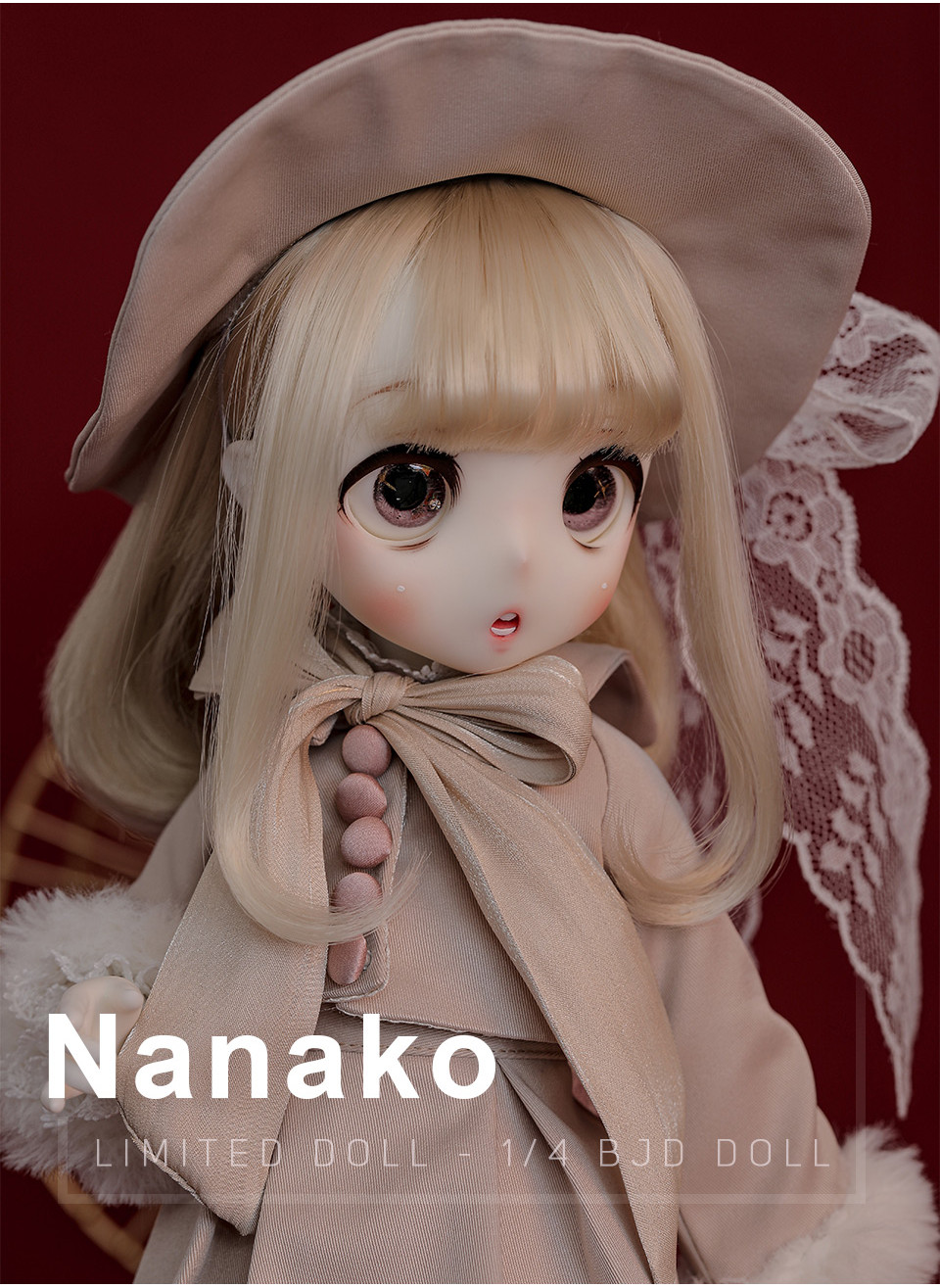 JOYBJD Nanako BJD Doll 1/4 Momoko Female Body Anime Figure BJD Doll ...