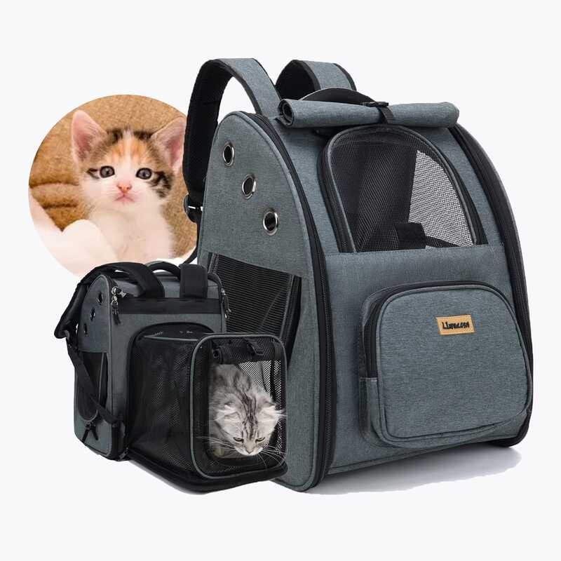 Backpack Pet Large Hiking Travel Bag Dog Carrier Expandable Cat ...