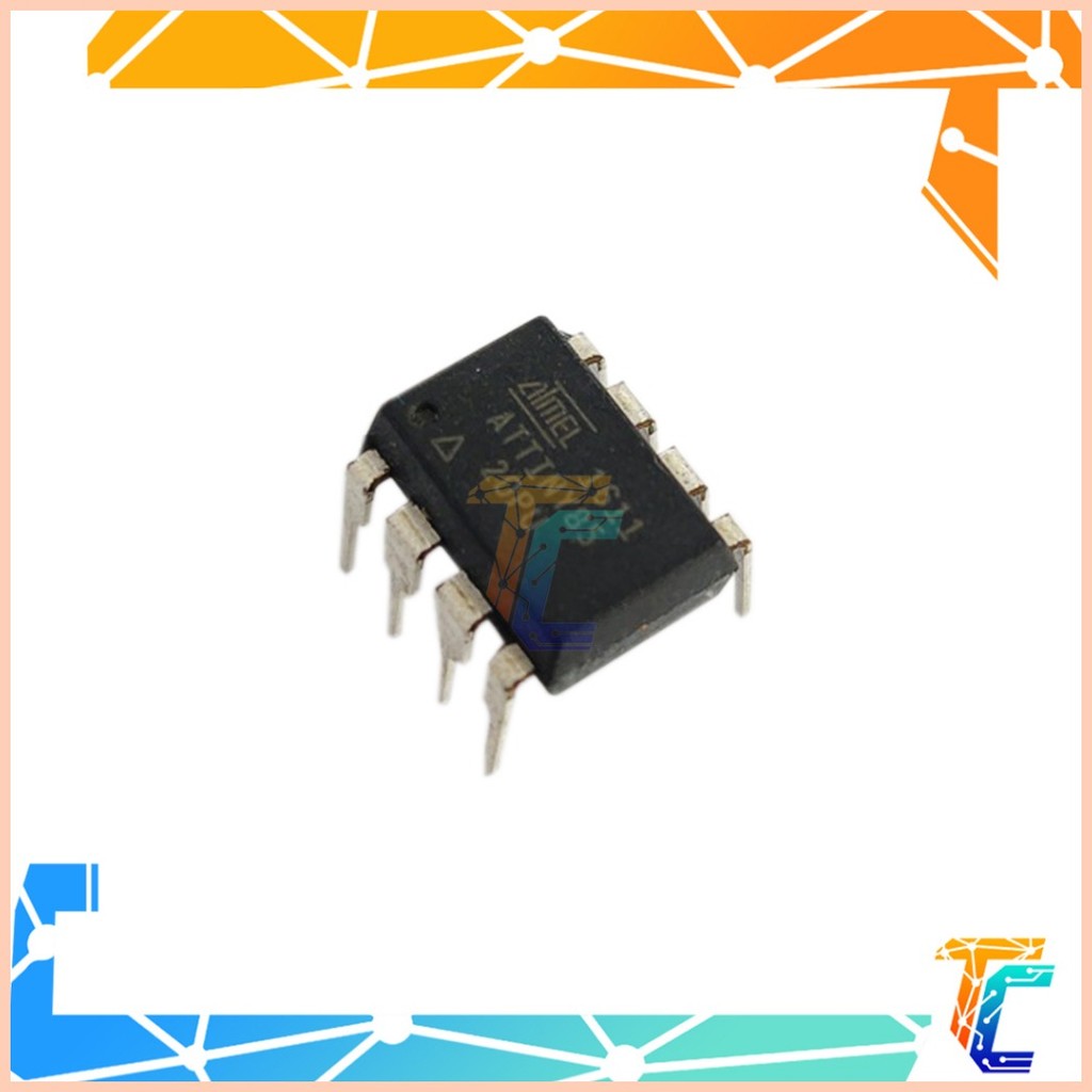 ♟ ⊕ IC Chip ATTINY85-20PU ATTINY85 MCU 8BIT ATTINY 20MHZ 8 Pin DIP-8 ...