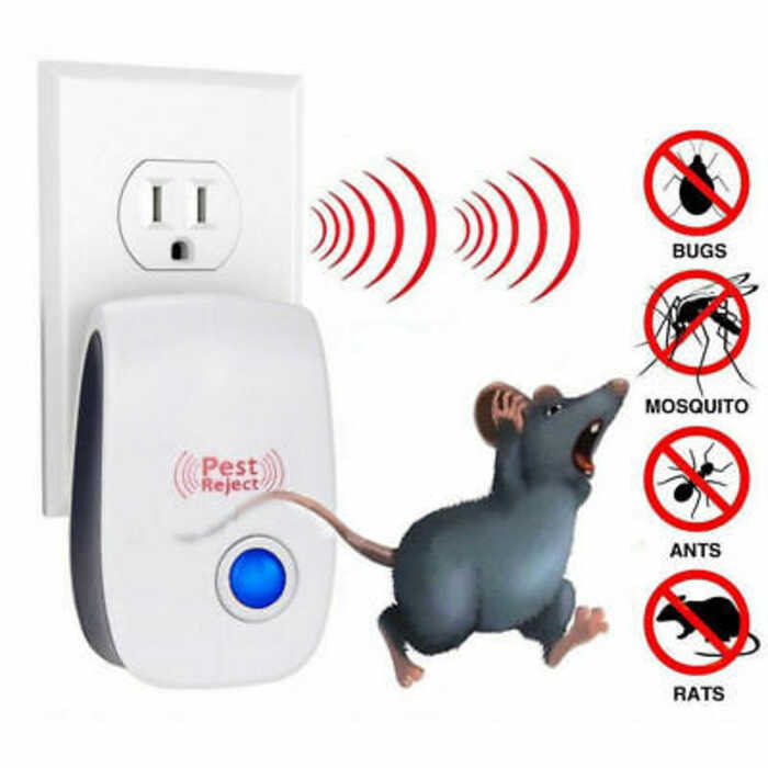 AUTHENTIC Mosquito Rat Bug Killer, Electric Wall Plug Ultrasonic ...