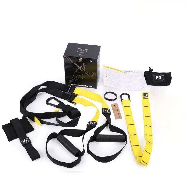 A A Trx Adjustable Suspension Training Belt Band, Tension Rope Yoga ...