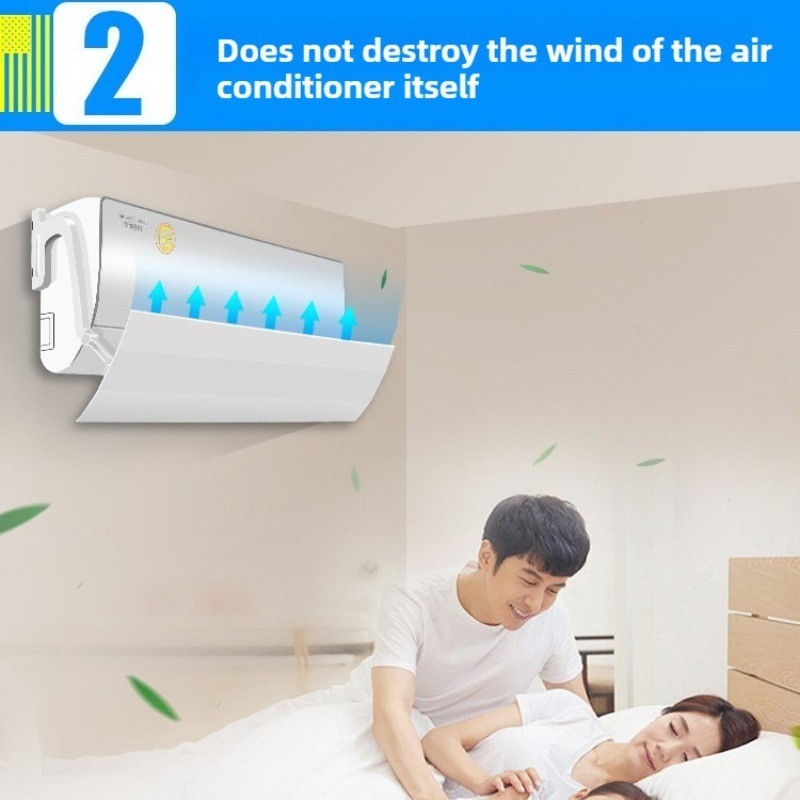 Adjustable Air-Conditioner Deflector Anti-Condensation Wall-Mounted AC ...