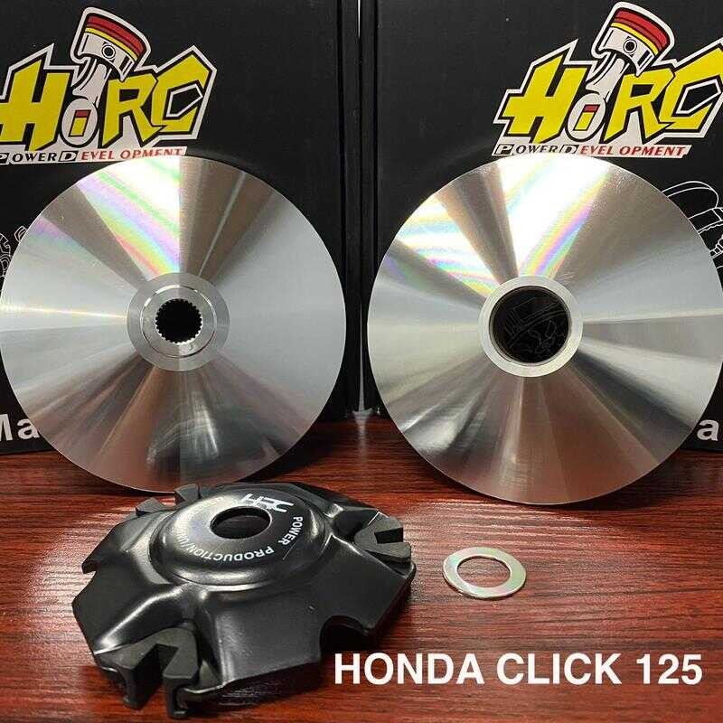 HIRC Pulley Set Honda Click 125 (No Bushing) 14° Hirc Pulley Set Hirc ...