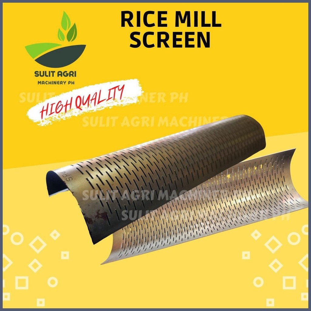 ♟ Rice Mill Combine Screen Mesh Sieve Grinding Pulverizing Rice/Corn ...