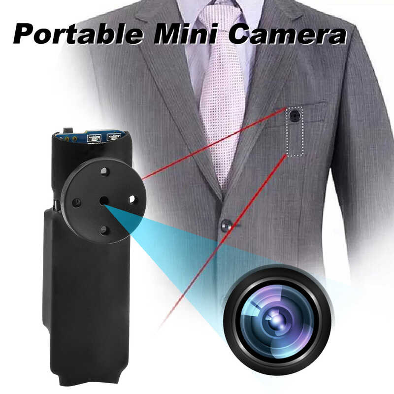 DIY Button Mini Body 1080P Full HD Wearable Hidden Spy Camera Video ...